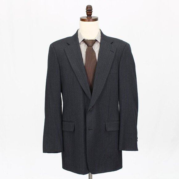 Paul Stuart | Suits & Blazers | Paul Stuart 43l Gray Striped 2button ...
